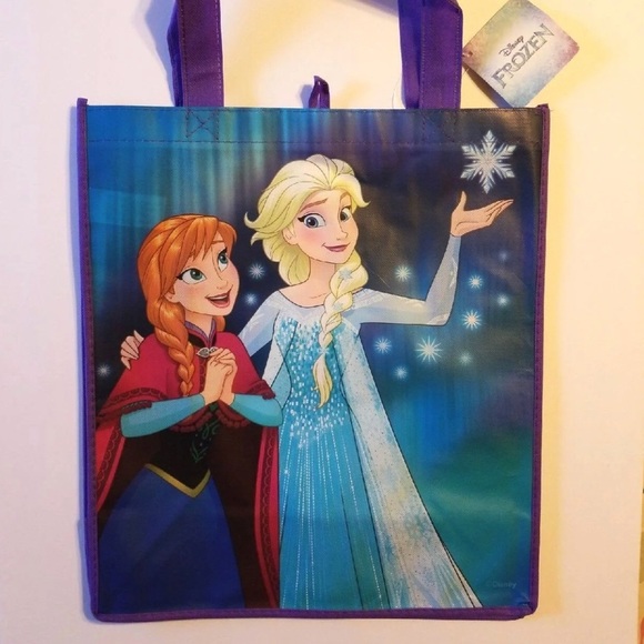Disney | Accessories | Disney Frozen Elsa Anna Large Tote Bag | Poshmark